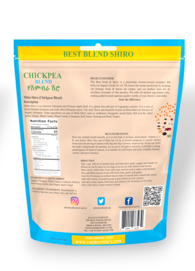 Chickpea powder (Shiro) - Best Foods and Spices